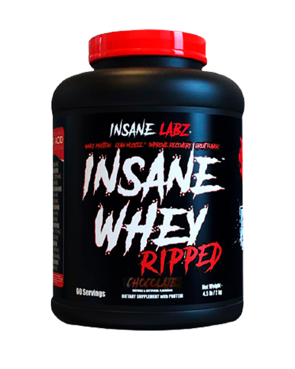 INSANE WHEY RIPPED. 4.5 LBS. CHOCOLATE. – Viosupplements